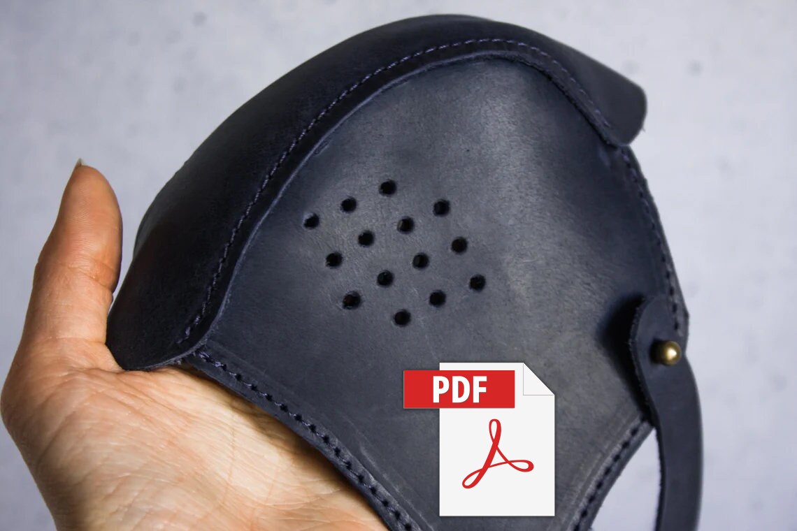 Leather Face Mask Patternleather Mask Patternleather Mask - Etsy
