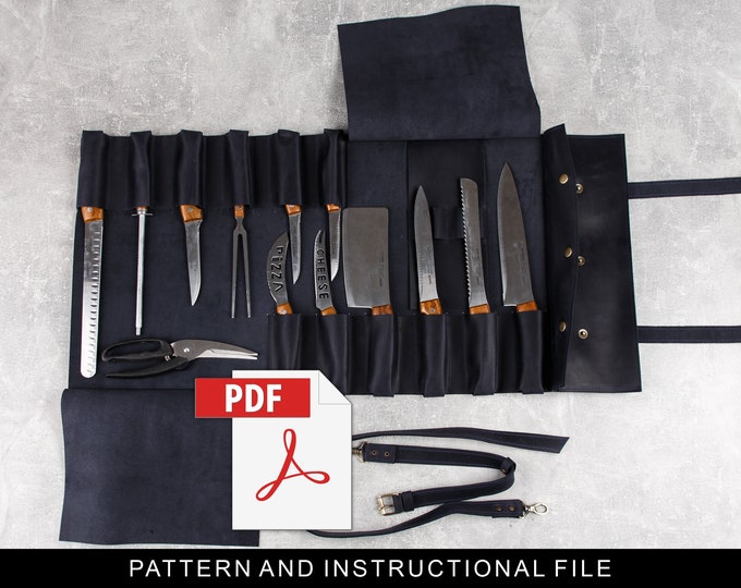 Chef Knife Roll - Etsy