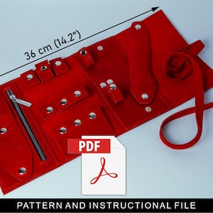 Jewelry Roll Pattern,jewelry Organizer Pattern,jewelry Roll Pdf,jewelry ...