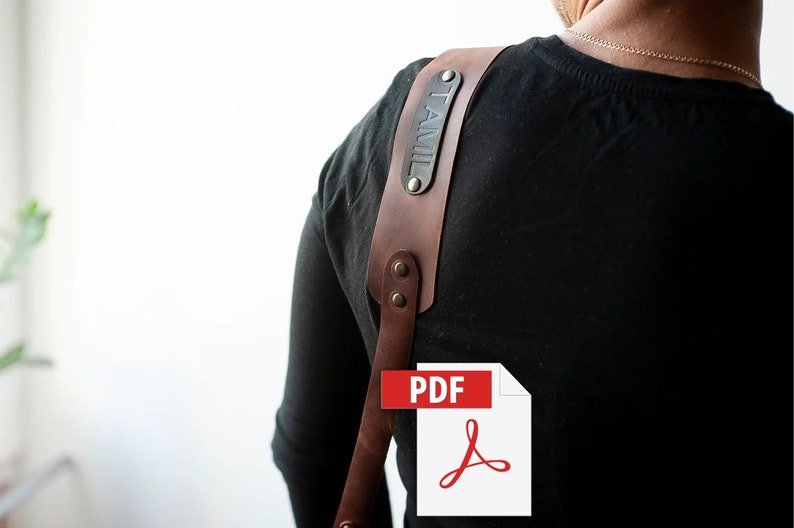 Camera Strap Patternleather Camera Strap Pdfdslr Camera | Etsy