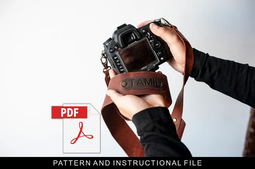 Camera Strap Pattern,leather Camera Strap Pdf,dslr Camera Strap Pattern ...