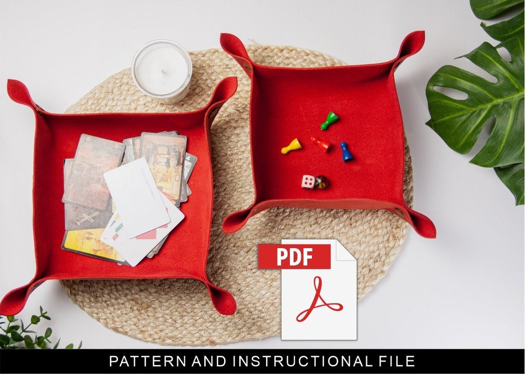 Dice Tray Pattern,valet Tray Pattern,catchall Tray Pdf,desk Caddy Pdf ...