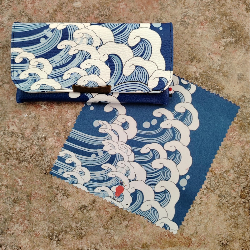 Wave Pocket Square - Etsy