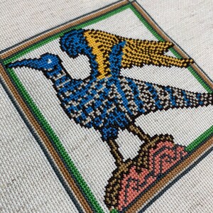 Medieval Hercinia Cross Stitch Pattern PDF, Legendary Medieval Bird - Etsy