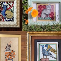 Medieval Bomb Cat - 16th Century -illumination - Cross Stitch Pattern ...