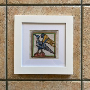 Medieval Hercinia Cross Stitch Pattern PDF, Legendary Medieval Bird - Etsy