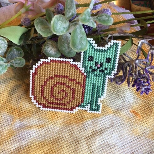 Tiny Small Cat Cross Stitch Pattern PDF | Etsy