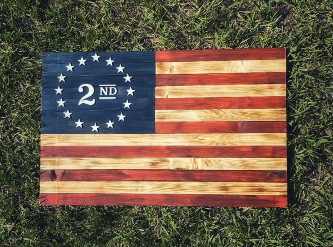 2nd Amendment Flag | 2nd Amendment Rustic Flag | 2nd Amendment American ...
