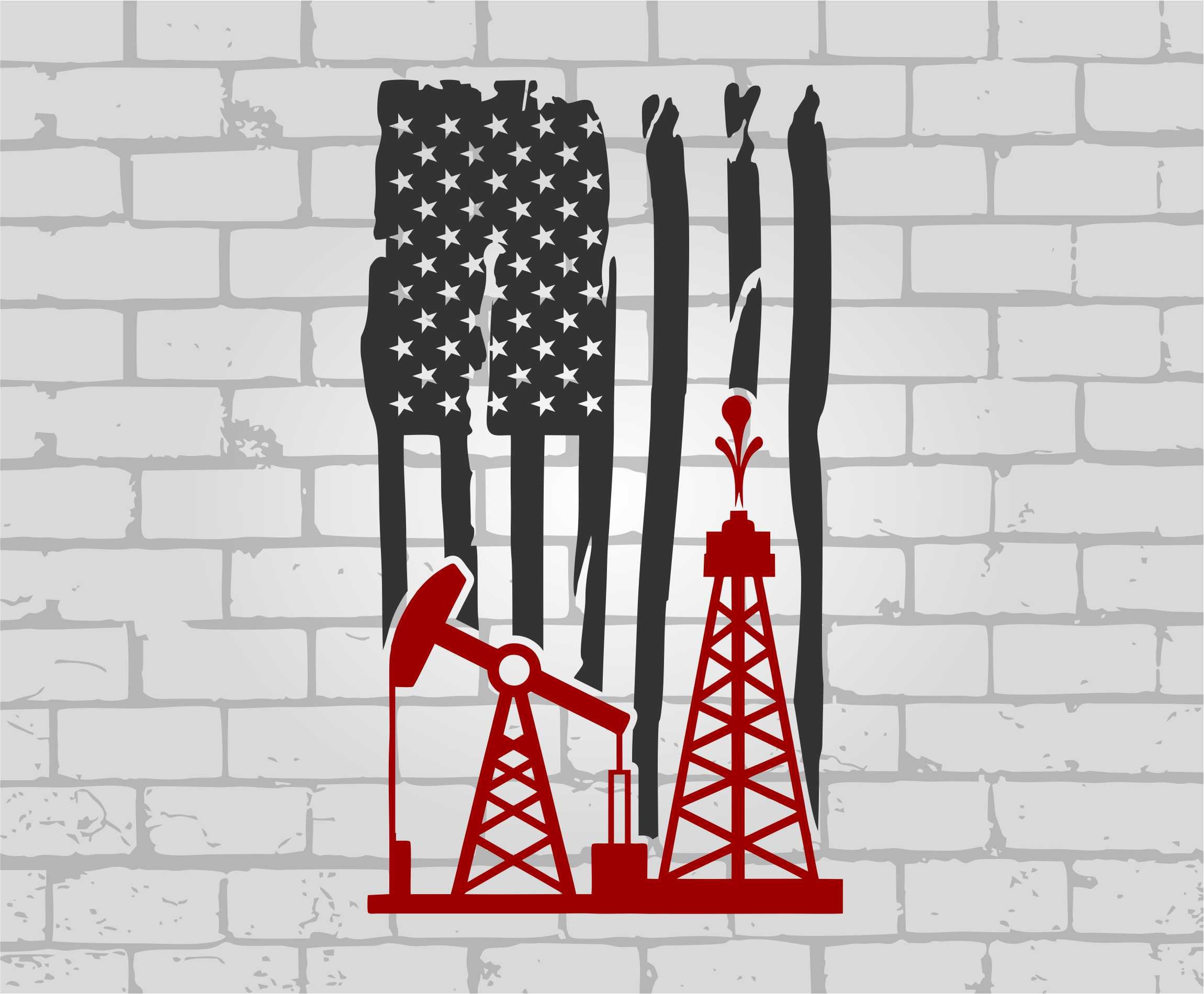 Oilfield Flag Svg Flag Svg Oilfield Svg American Flag Svg - Etsy Sweden