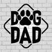 Dog Dad Svg, Dog Svg, Paw Svg, Dad Svg, Fathers Day Svg, Daddy Svg, Dog ...
