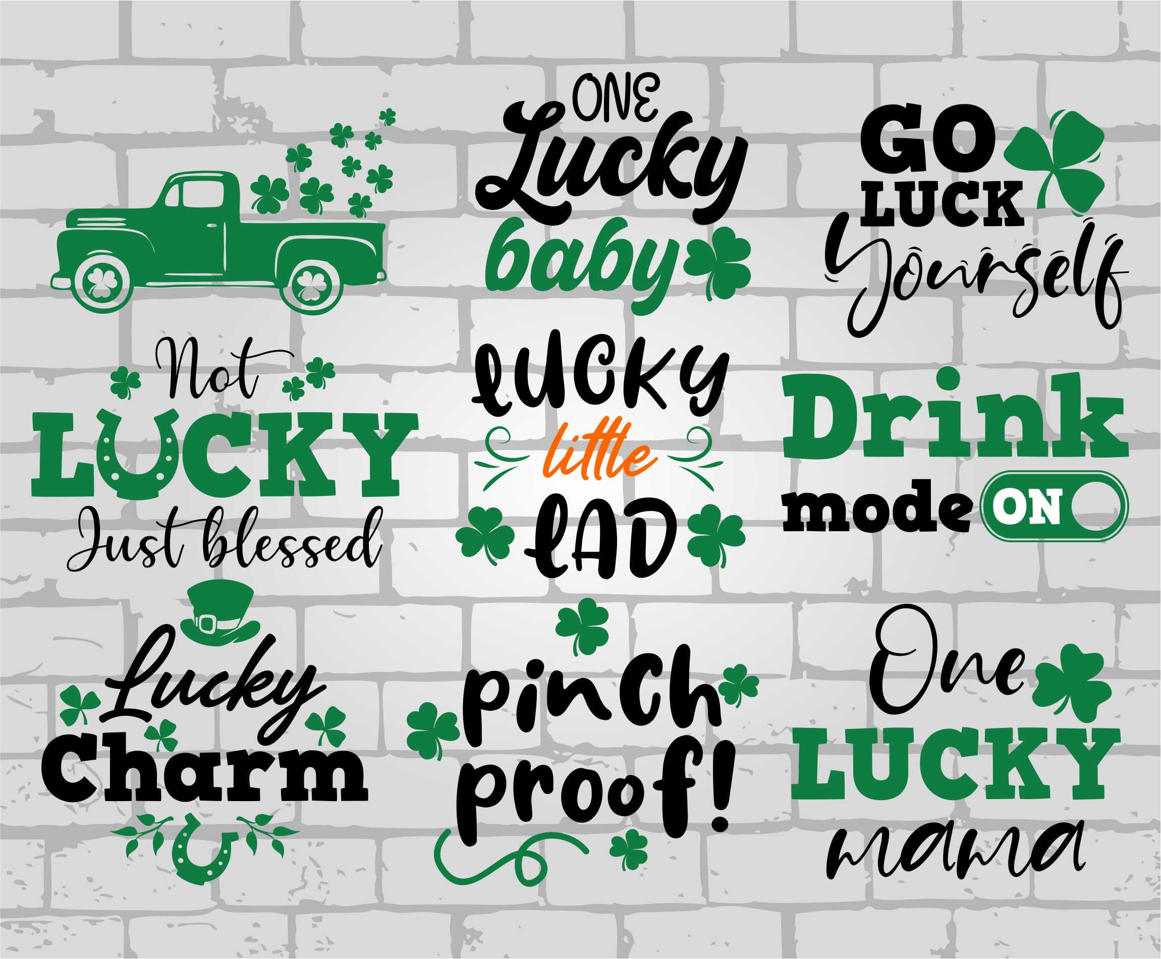 St Patricks Day Svg Bundle Shamrock Svg Lucky Svg Irish Etsy