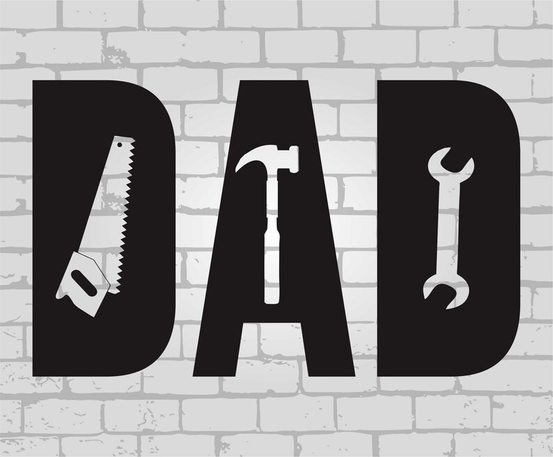 Dad svg handyman svg Dad Tools SVG Tools svg wrench svg | Etsy