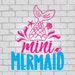 Mini Mermaid Svg, Mermaid Svg, Little Mermaid Svg, Mermaid Tail Svg ...