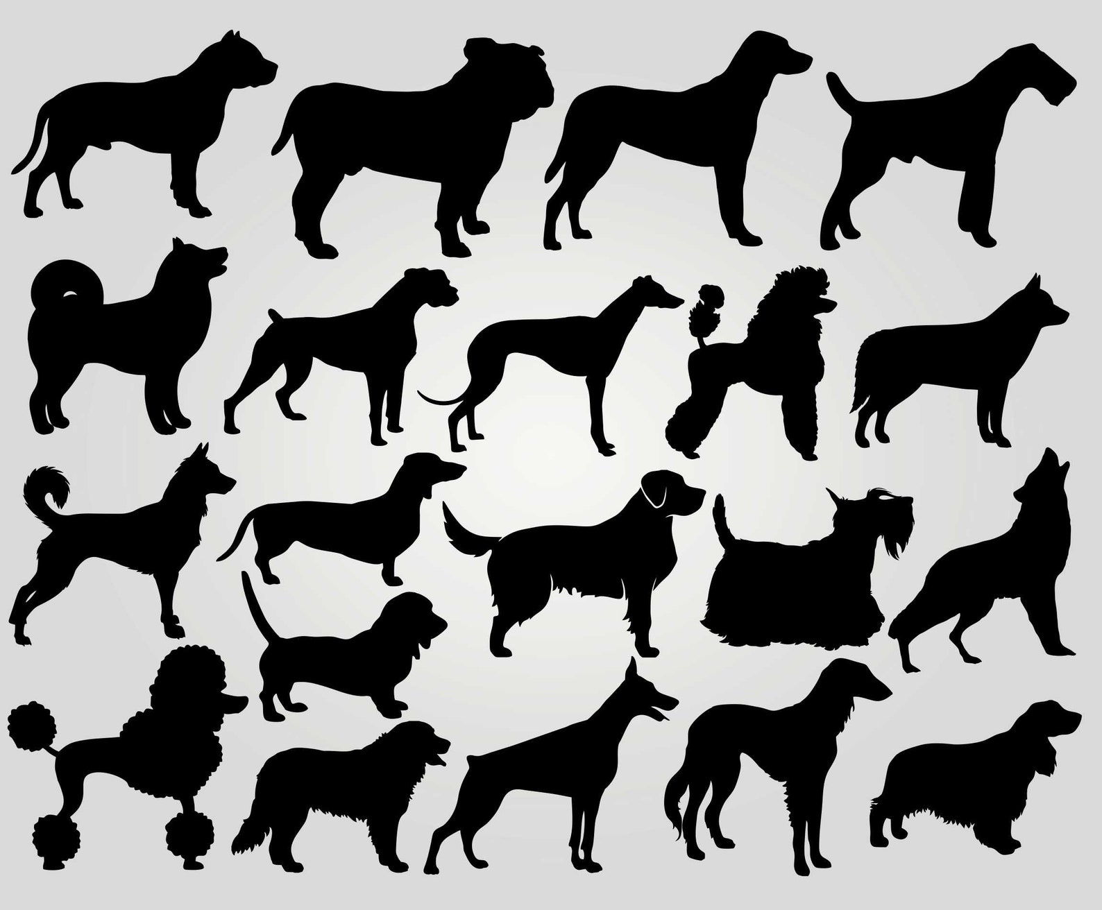 Dog SVG Bundle Dog Svg Dog Breeds Svg Dog Lover Svg | Etsy