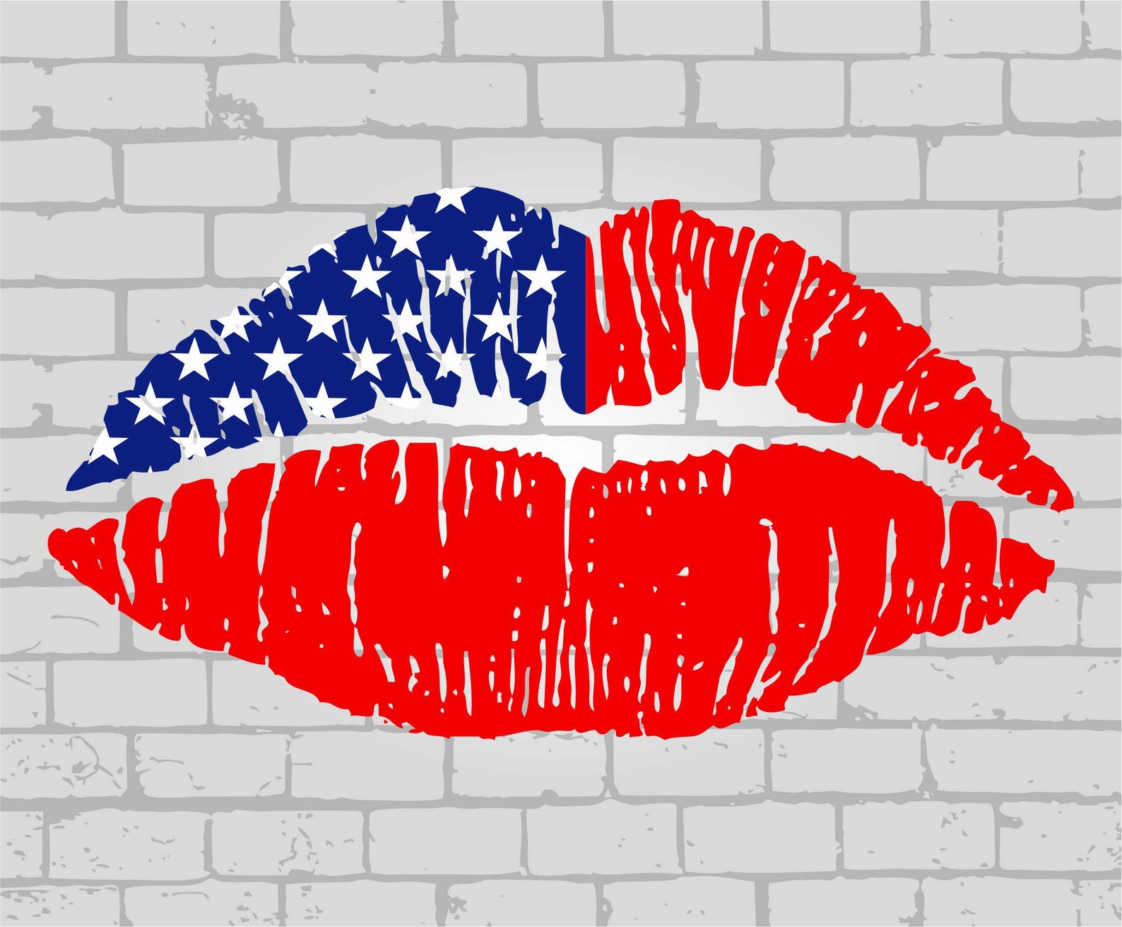 Lips Flag Svg Lips Svg American Lips Svg American Flag Svg - Etsy