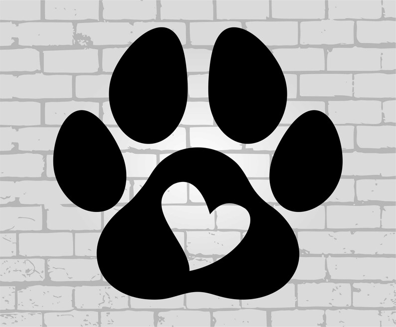 Paw Print SVG Paw Svg Dog Paw SVG Dog Svg Funny Dog Svg - Etsy
