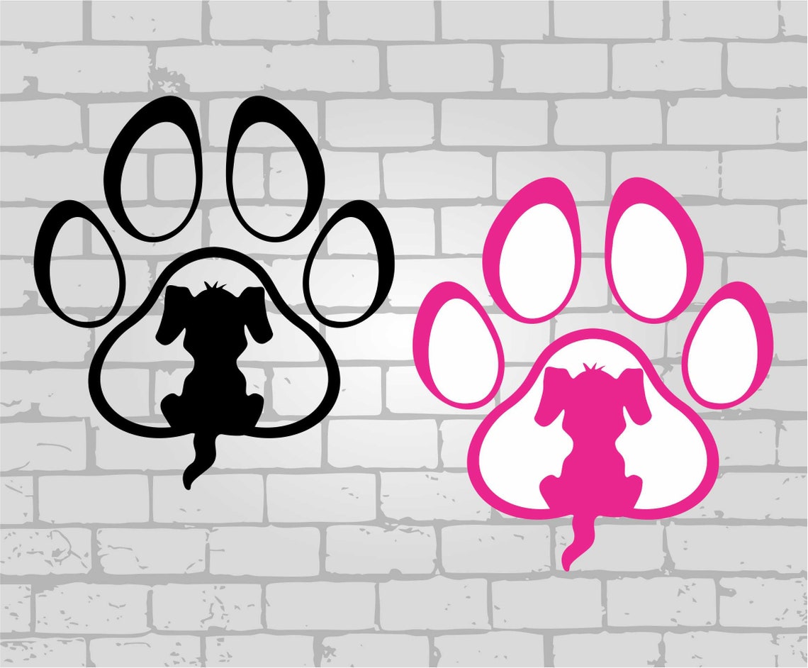 Paw Svg Dog Paw SVG Dog Svg Paw Print Svg Dog Lover Svg - Etsy
