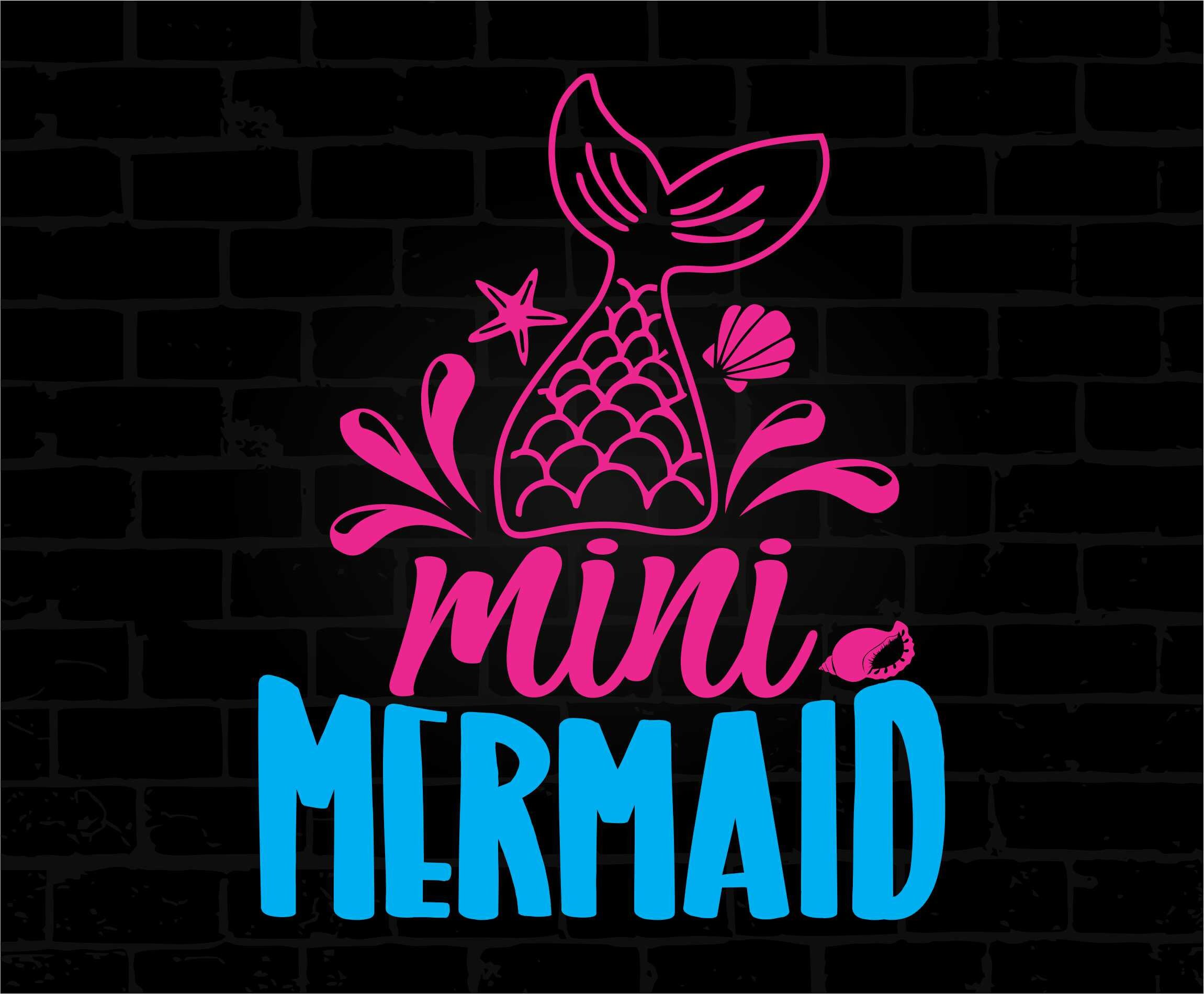Mini sirena svg sirena svg sirenita svg sirena svg sirena - Etsy México