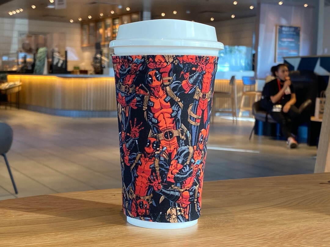 DEADPOOL Coffee Cup Cozy / Marvel Comic Books - Etsy