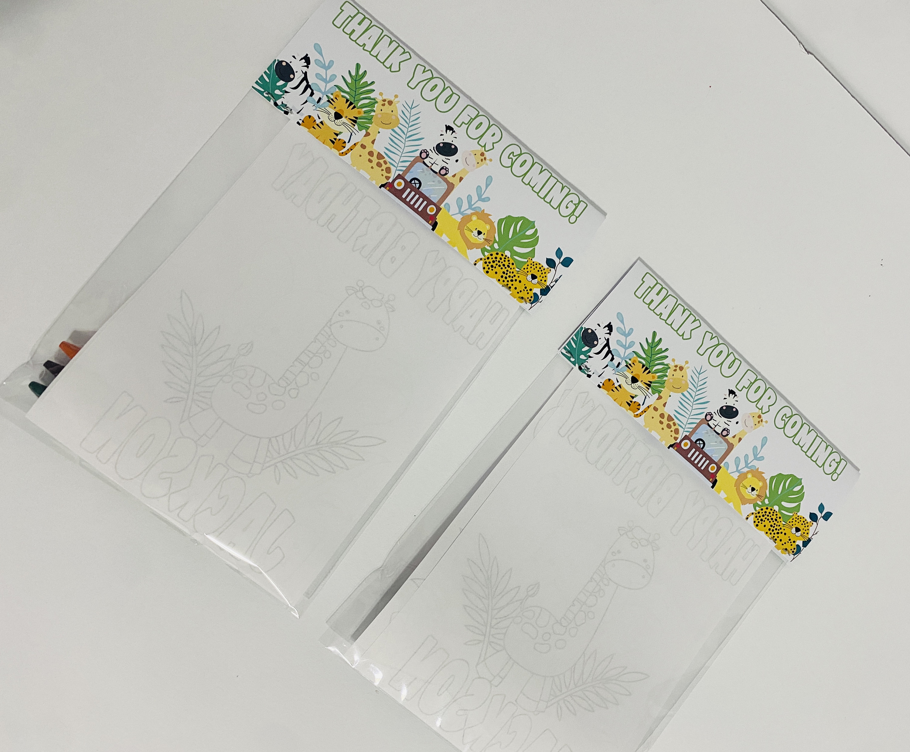 Safari Coloring Packs Safari Coloring Book Safari Coloring - Etsy