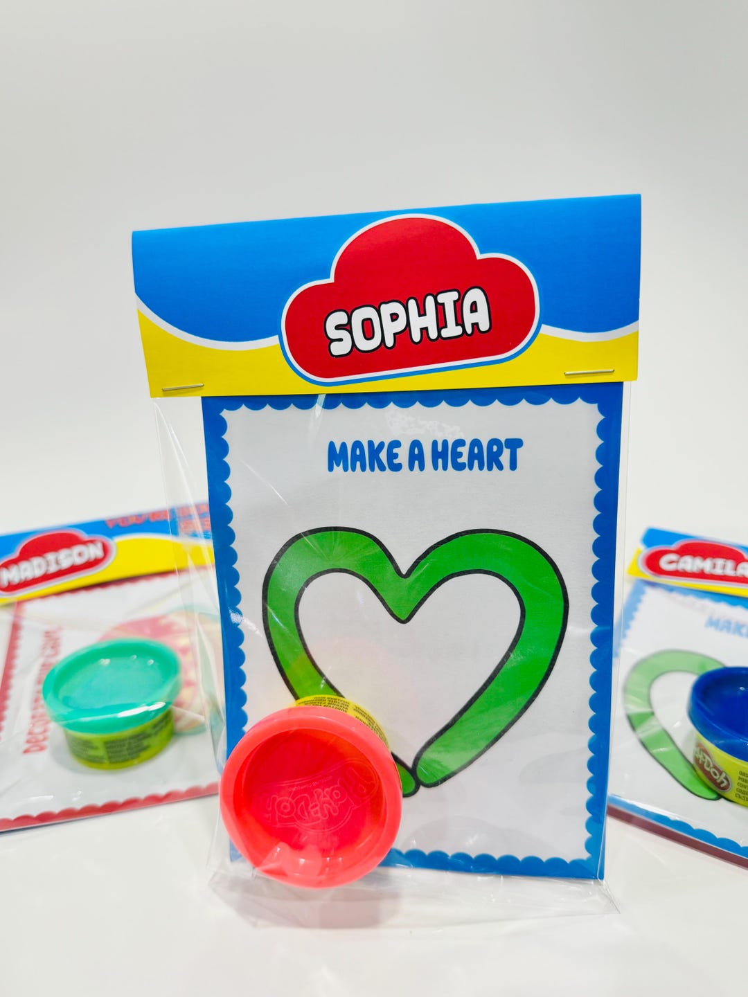 Playdough Packs, Plauydough Party Favors, Playdough Activity Mats ...