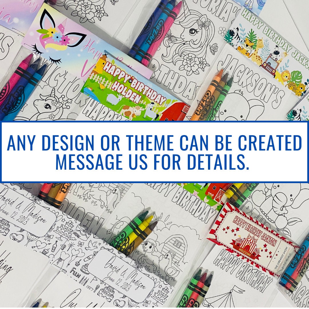 Safari Coloring Packs Safari Coloring Book Safari Coloring - Etsy