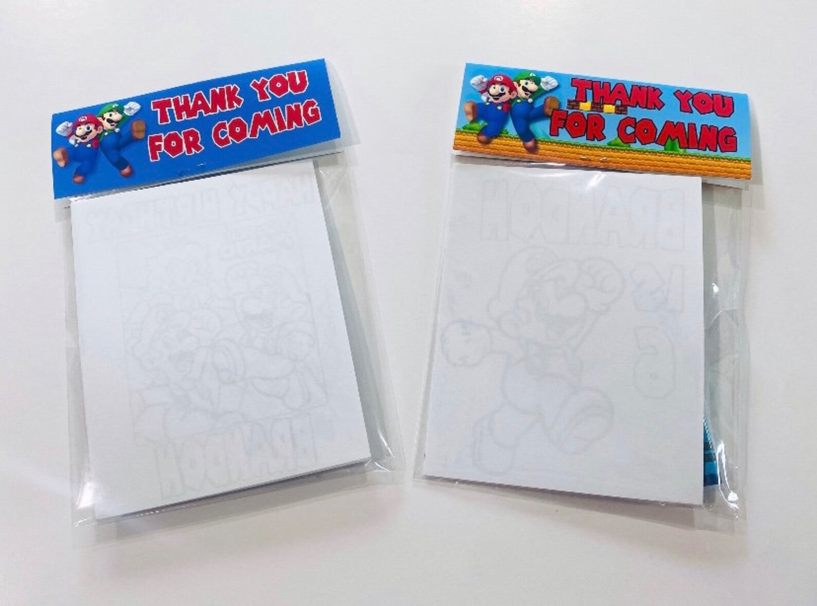 Super Mario Bros Coloring Packs, Super Mario Bros Party Favors, Super ...