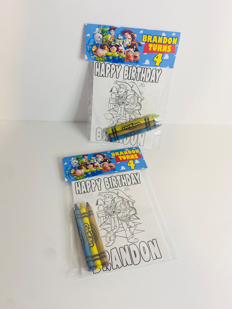 Toy Story Coloring Packs Toy Story Coloring Book Toy Story - Etsy