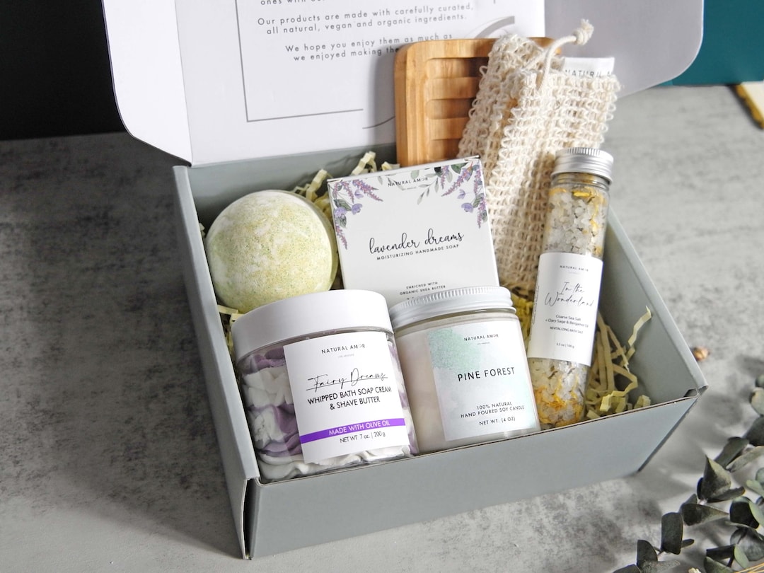 Cozy Relaxing Spa Gift Box Thank You Gift gift Basket for - Etsy