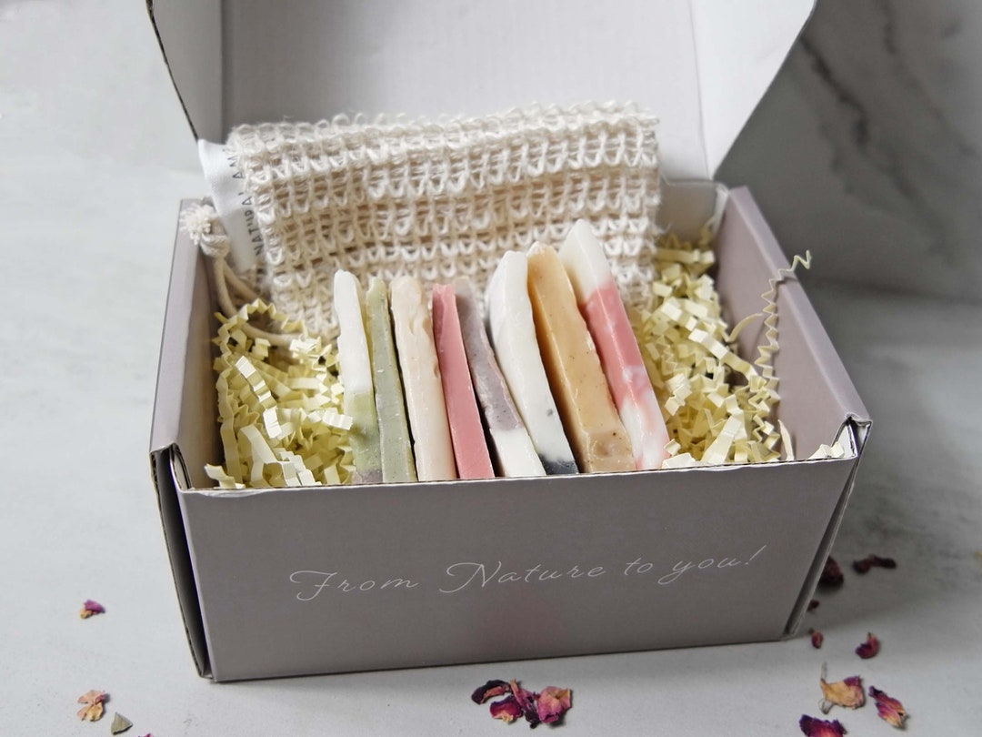 Soap Sampler Stack, Travel, Trial Size, All Nature Handmade Cold ...