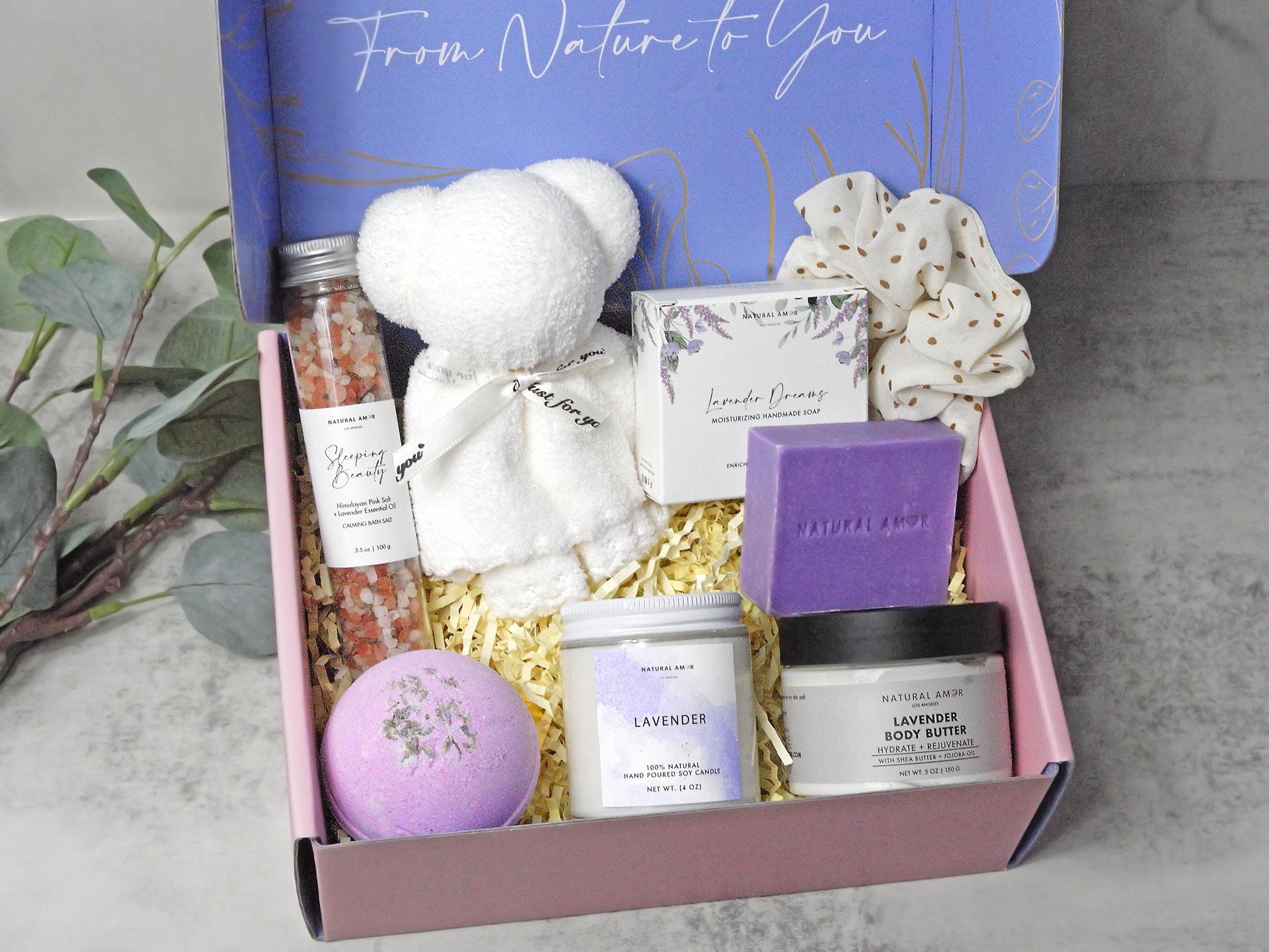 Relaxation Spa Gift Set for Women | Cozy Pamper Box | Self Care Package ...