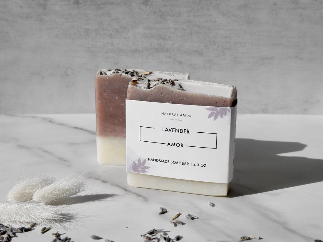 Lavender Handmade Soap Bar All Natural Organic Soap Birthday Gift Self ...