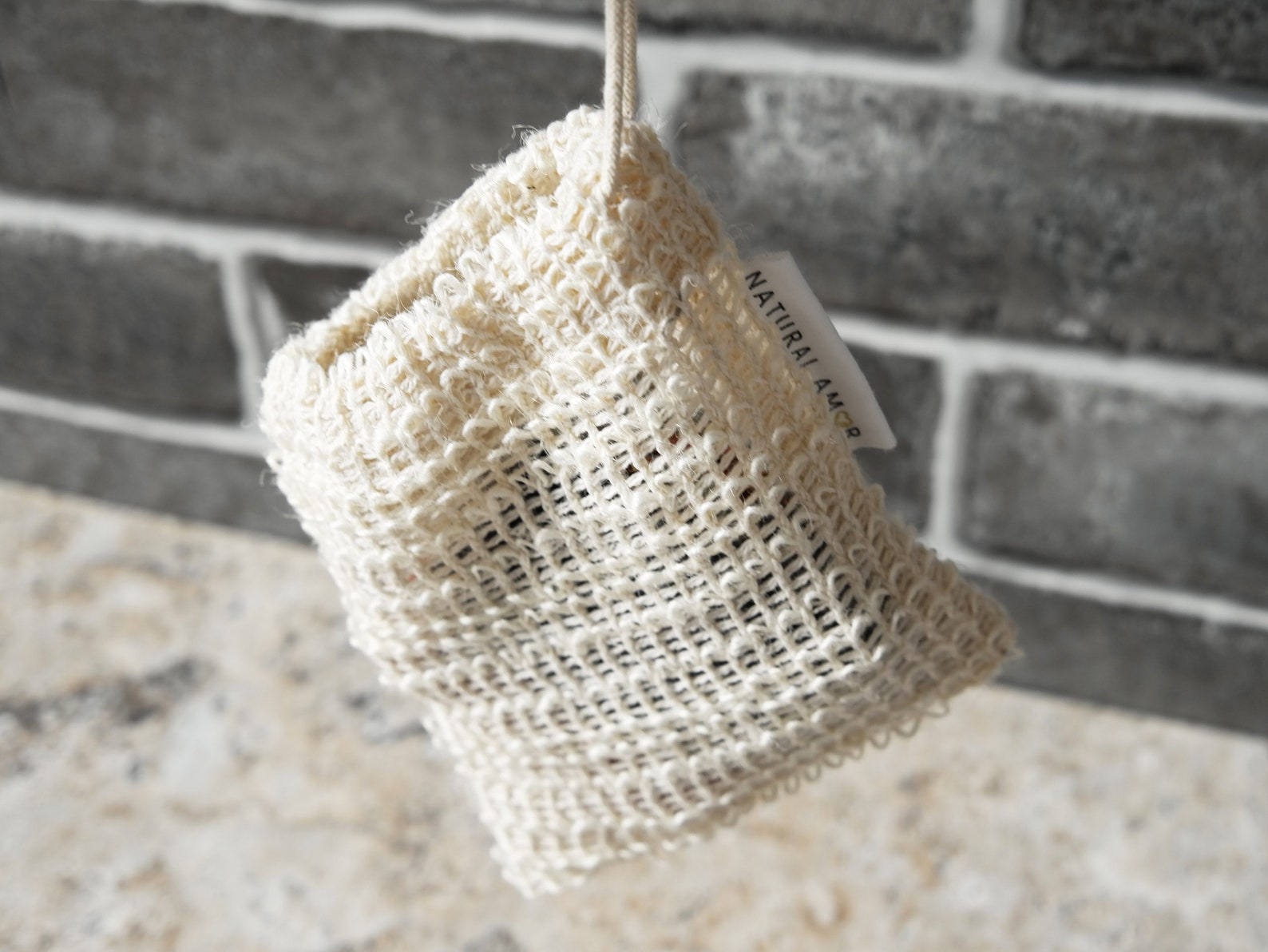Linen Cotton Soap Saver Net | Soap Bag Sack | Soap Net | Soap Bubble ...