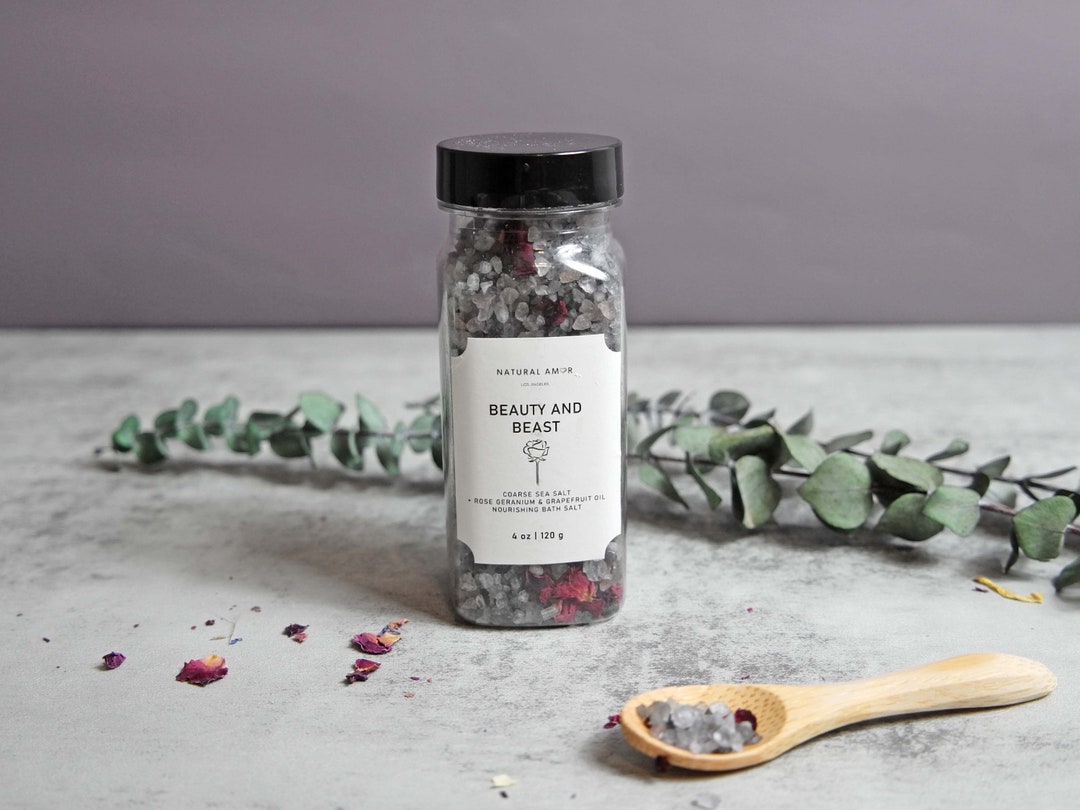 Beauty and Beast Bath Salt All Natural Bath Soak Bridesmaid Gift Gift ...