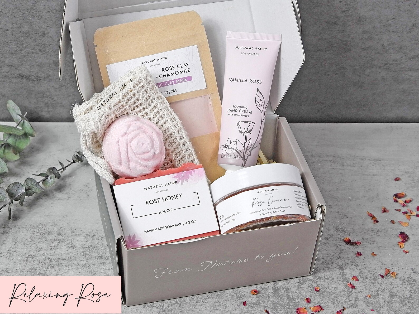 Relaxation Spa Gift Set for Women | Cozy Pamper Box | Self Care Package ...