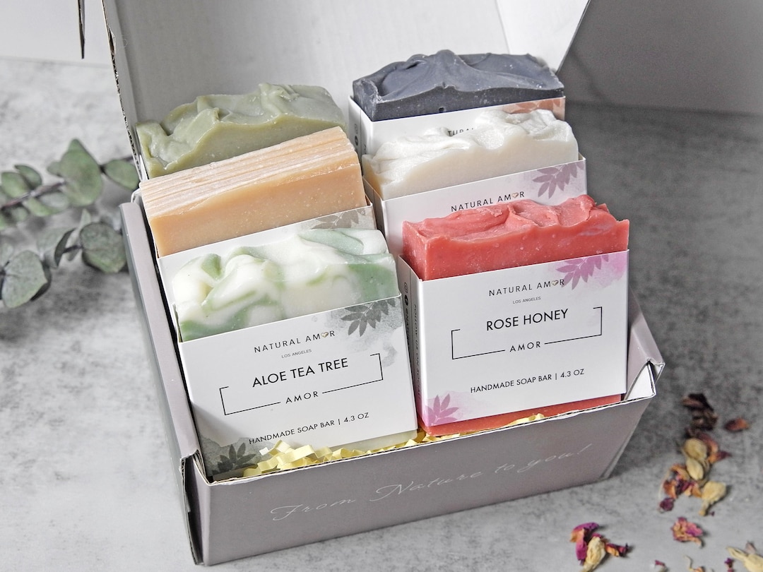 Natural Handmade Soap Gift Box | Personalized Gift| Organic Soap Bar ...