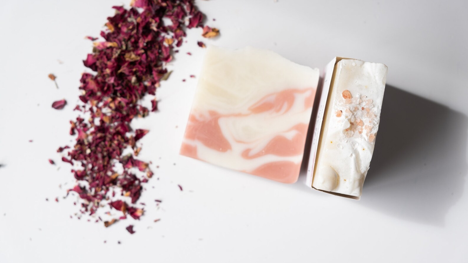 Pink Salt Rose Soap Bar Handmade Soap All Natural Soap - Etsy