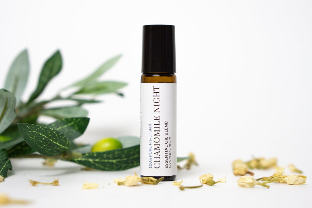 Chamomile Night Essential Oil Roller | Tranquil & Soothing | Natural ...