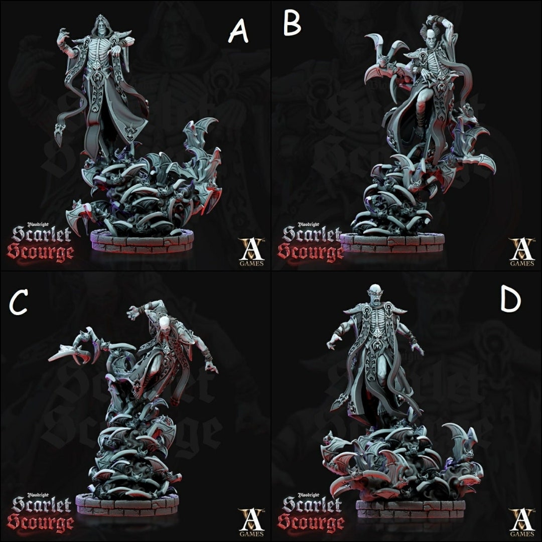 Vermilachs Dnd Miniature L 3D Printed Model L Archvillain Games L ...