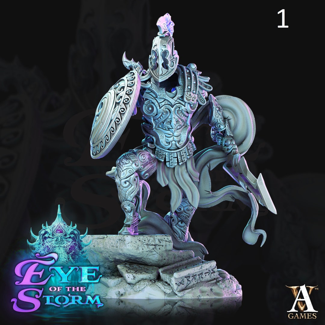 Ironstorm Sentinels - Dnd Miniature L 3D Printed Model L Storm Giants L ...