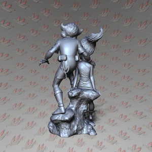 Wily Kitkat - Dnd Miniature L 3D Printed Model L Fanart L Dungeons and ...