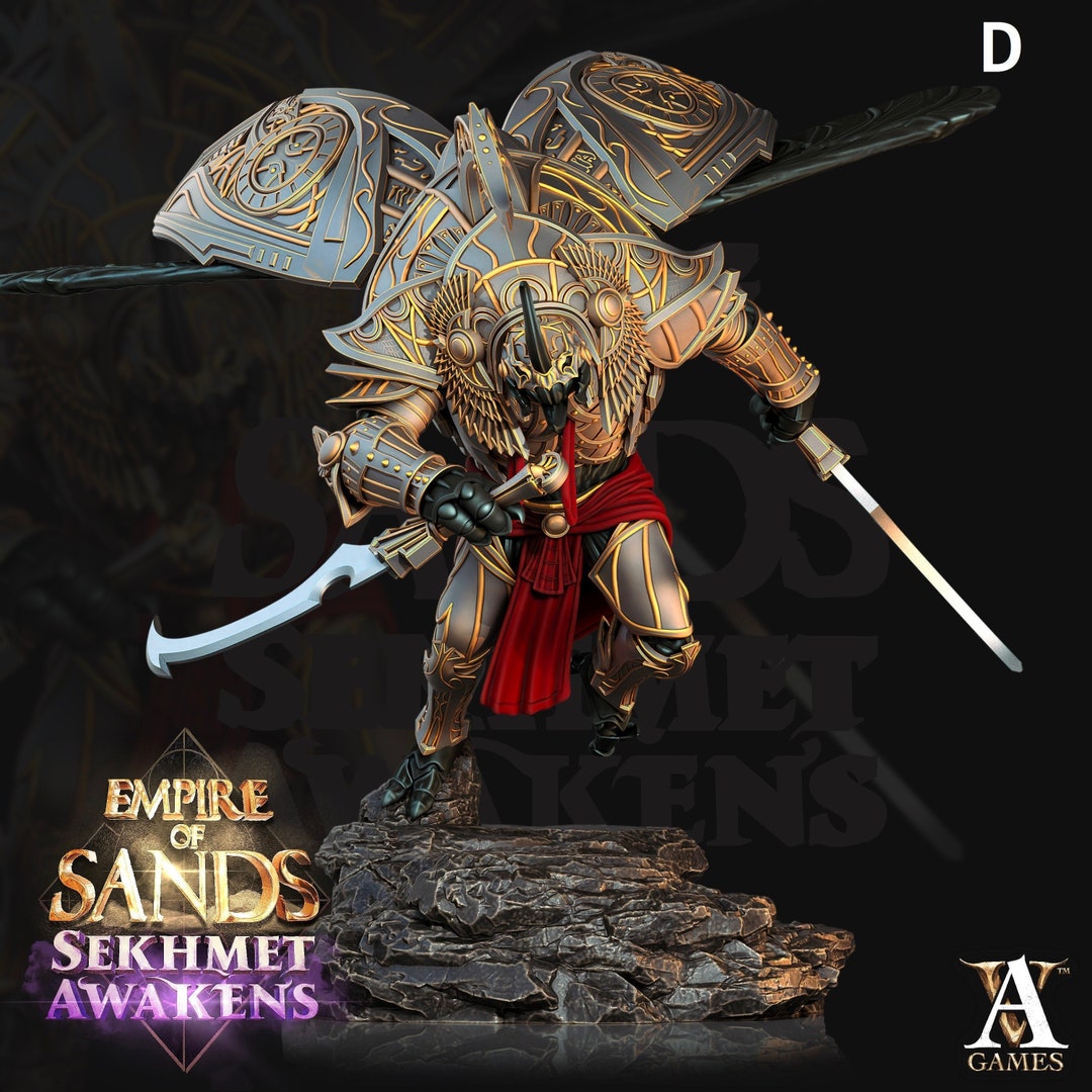 Golden Scarabs - Dnd Miniature L 3D Printed Model L Monster L Dungeons ...