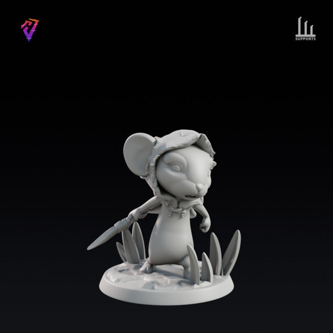 Mice Rogue - Job Hermes Creative 3D Printed Model L Perfect Wargamer ...
