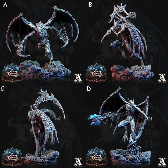 Bane Demons Dnd Miniature L 3D Printed Model L Demon L Beast - Etsy