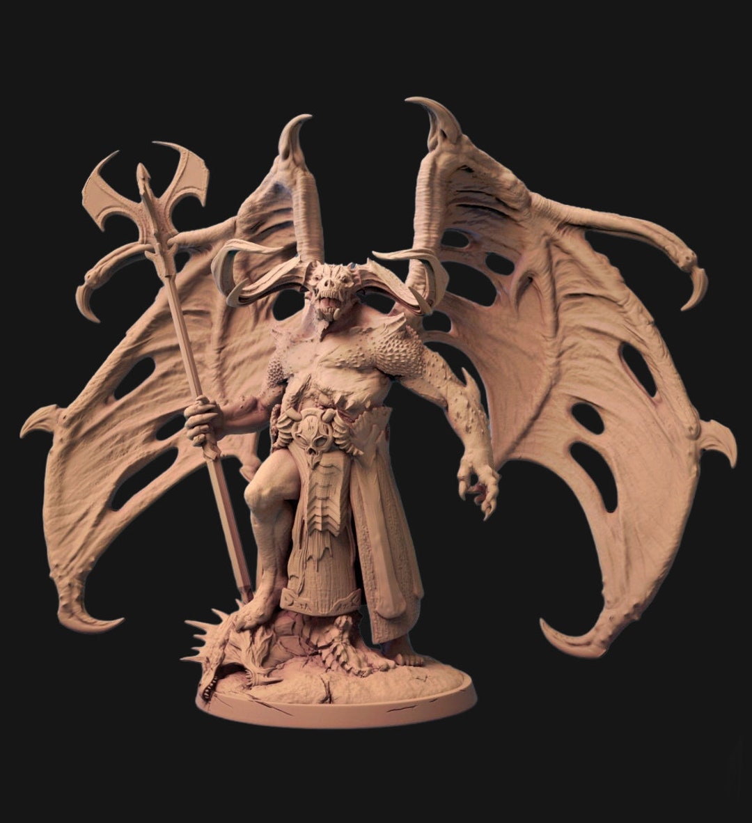 Orcus Prince of the Dead POSE OPTION Rescale Miniatures Miniature Dnd ...