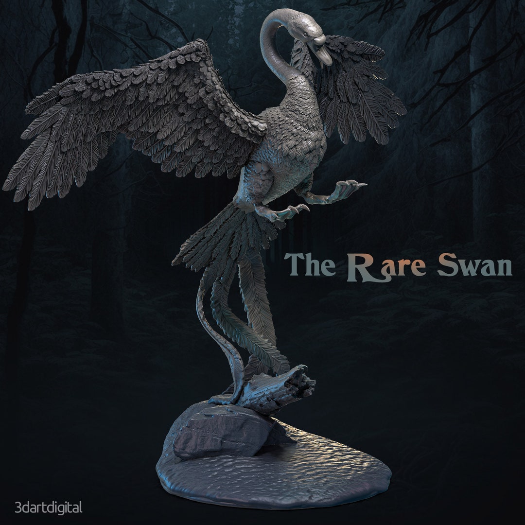 Rare Swan 3dartdigital L Dnd Miniatures L 3D Printed Model L Beast ...