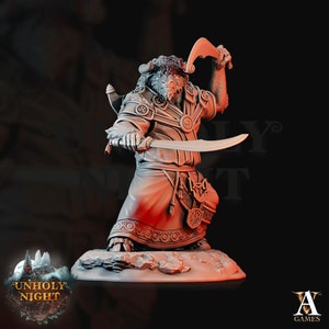 Yak Monks - Dnd Miniature L 3D Printed Model L Beastmanl Dungeons and ...