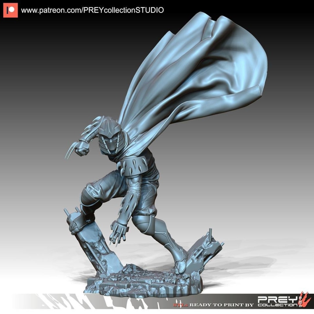 Evil Ninja Master Pose 2 *SIZE & SET OPTIONS* Resin Model Prey ...