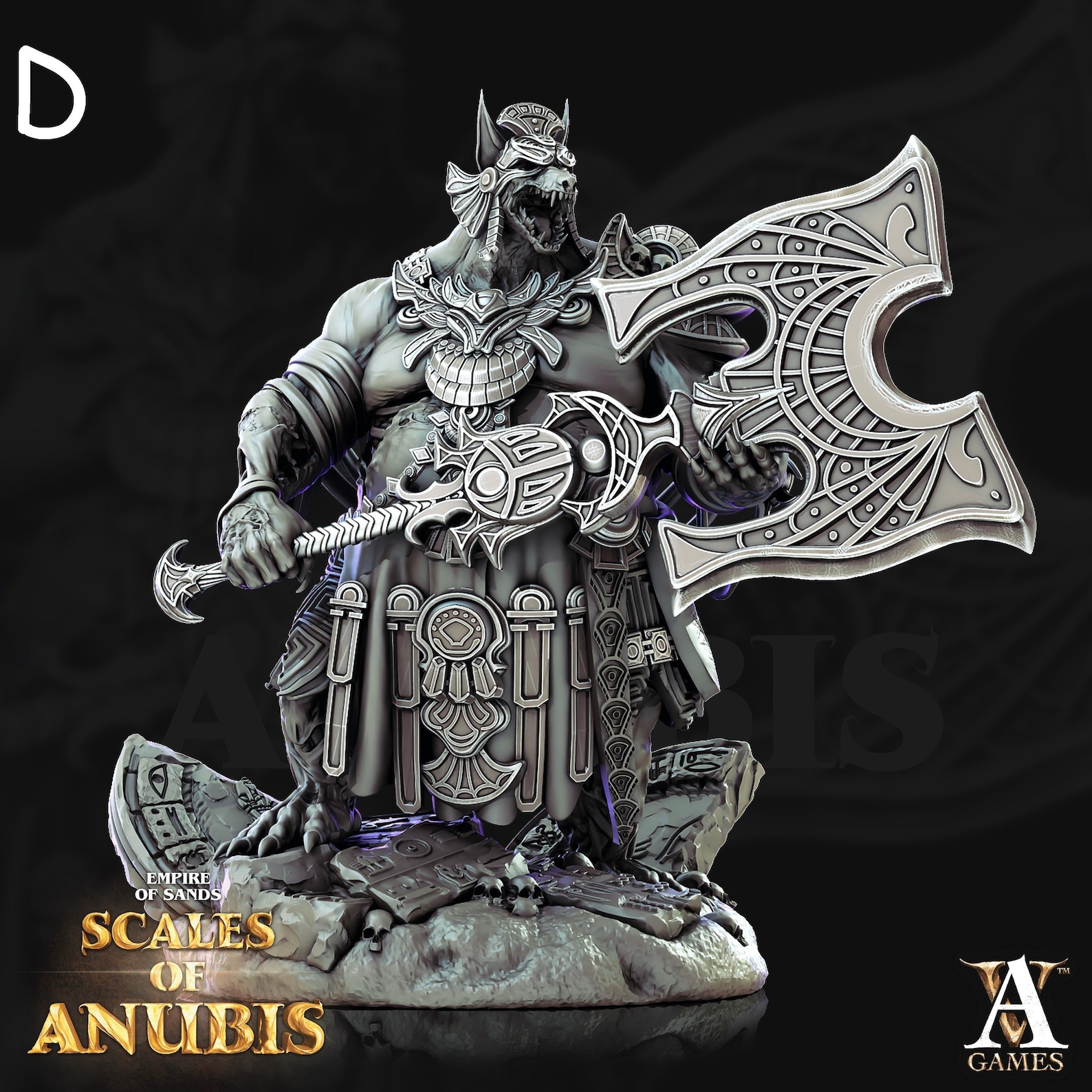 Anubian Brutes Dnd Miniature L 3D Printed Model L Egyptian - Etsy