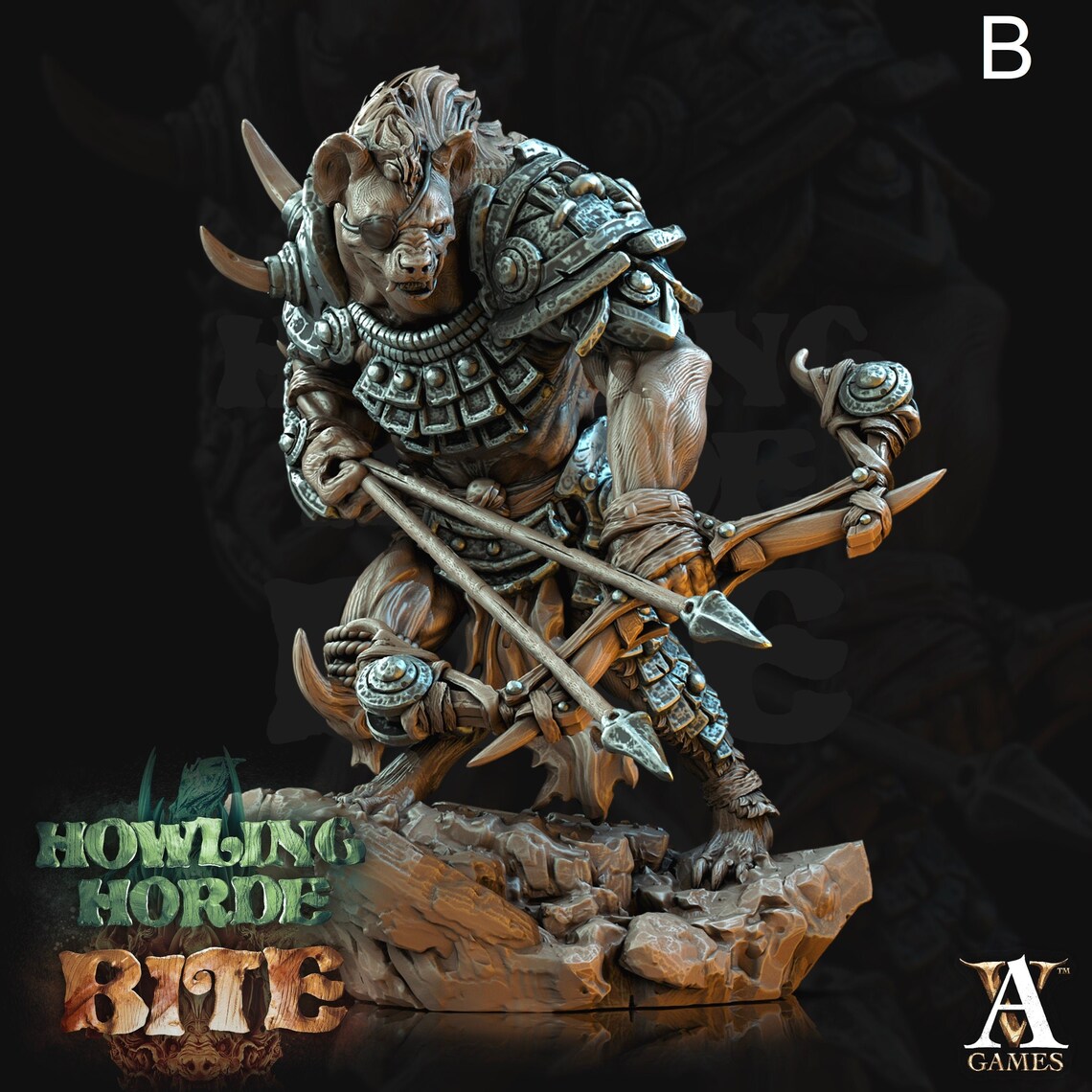 Gnoll Scouts Dnd Miniature L 3D Printed Model L Gnoll Ratman - Etsy